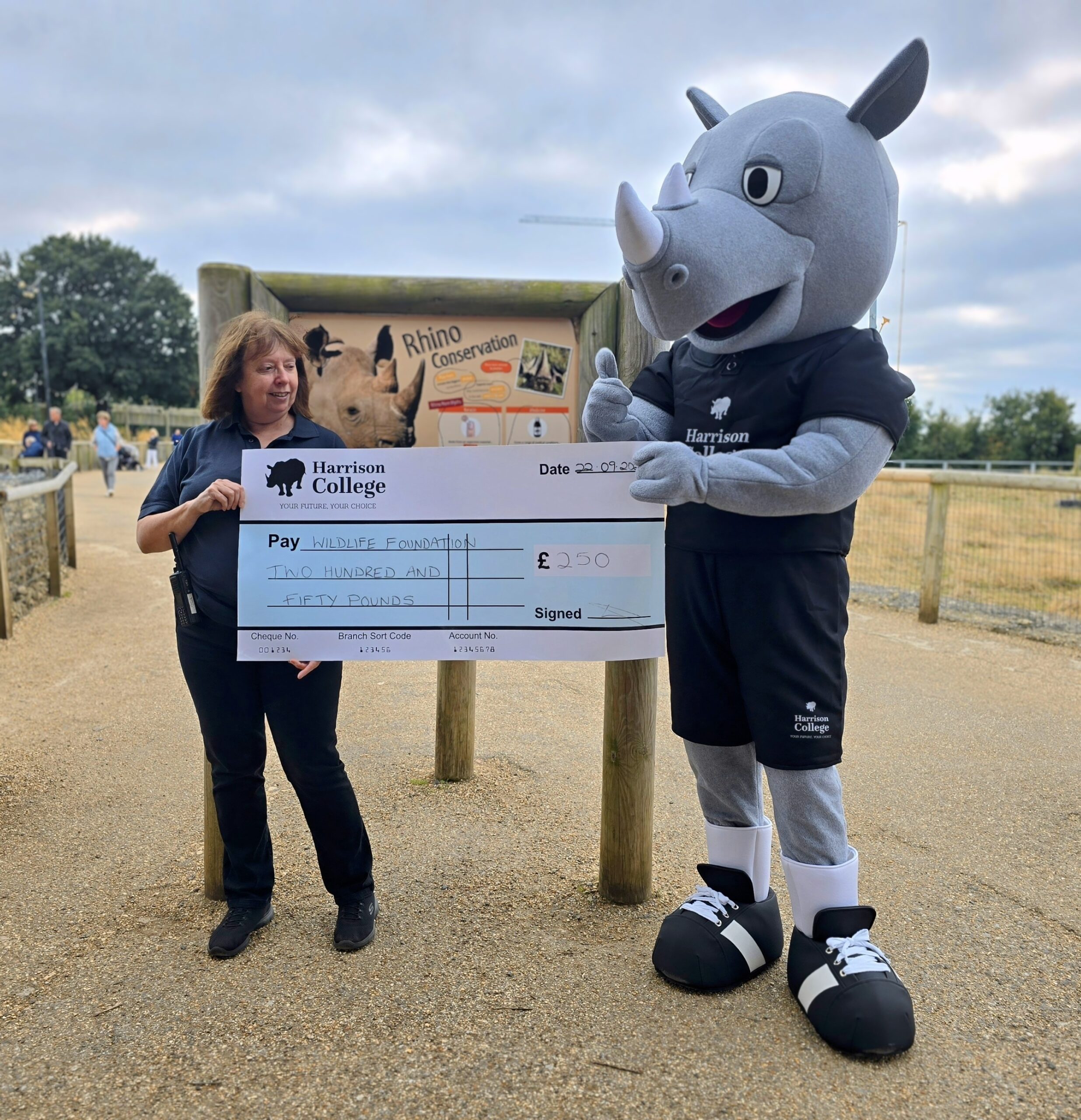 Ronny the Rhino Goes Fundraising for the Wildlife Foundation - Harrison ...